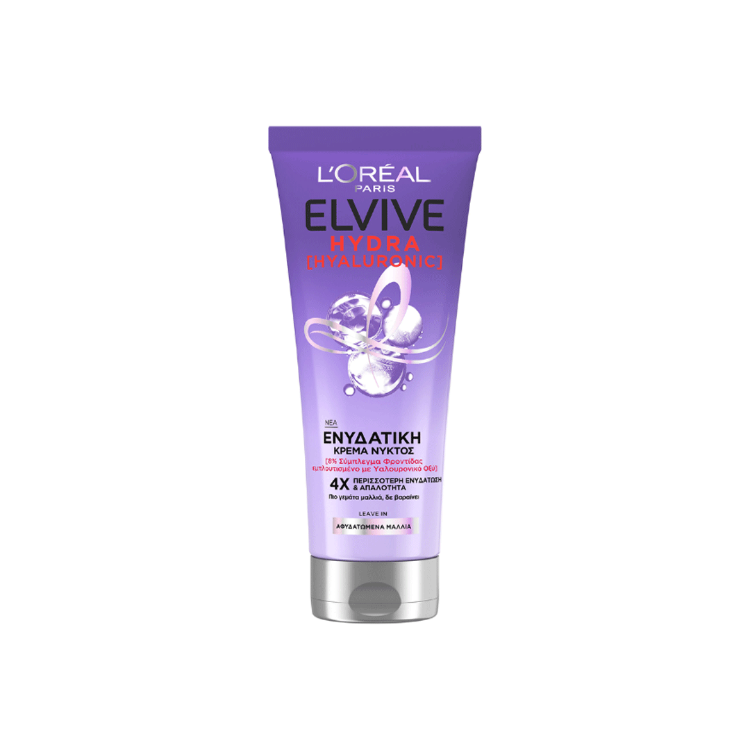 Loreal Elvive Hydra Hyaluronic OverNight Hair Cream 200ml – RIOS
