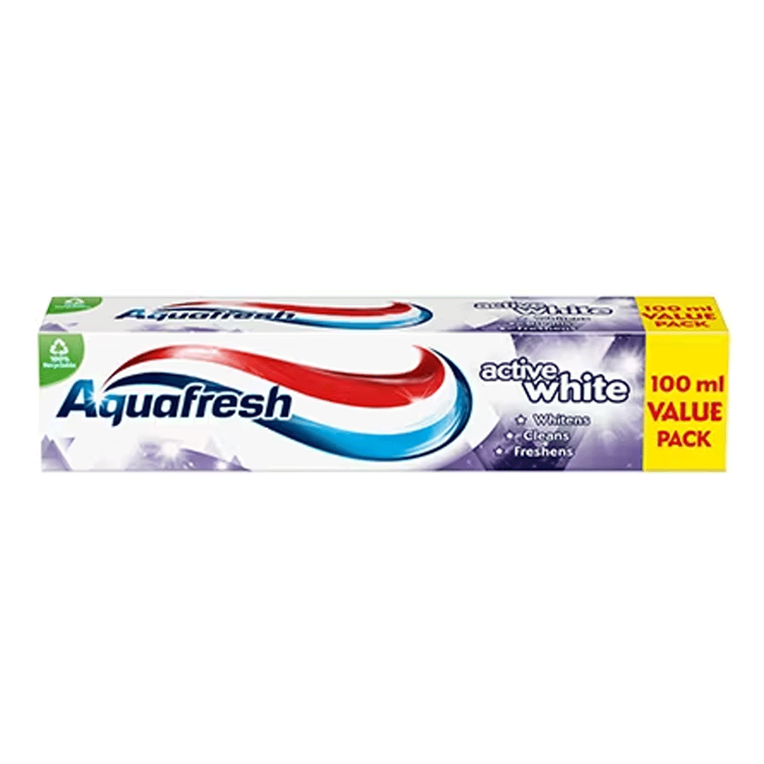 AquaFresh Active White Tooth Paste 100ml – RIOS