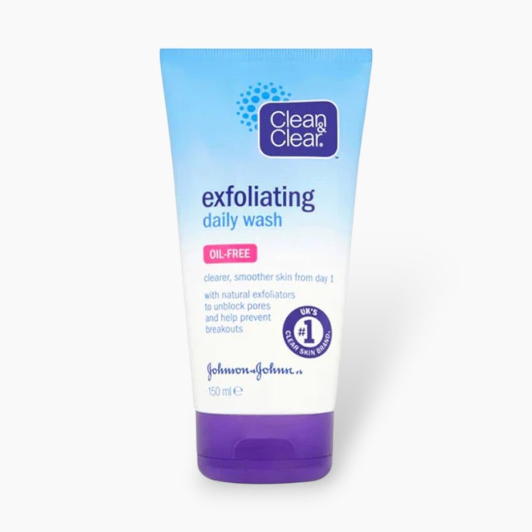 Clean & Clear Exfoliating Oil Free Daily Face Wash 150ml – RIOS