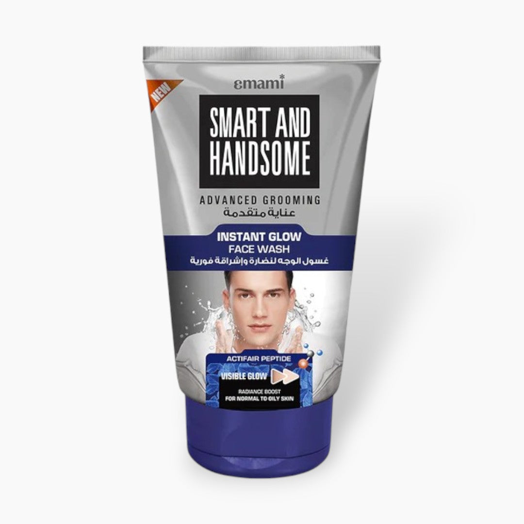 Emami Smart & Handsome Instant Glow Face Wash 100g – RIOS