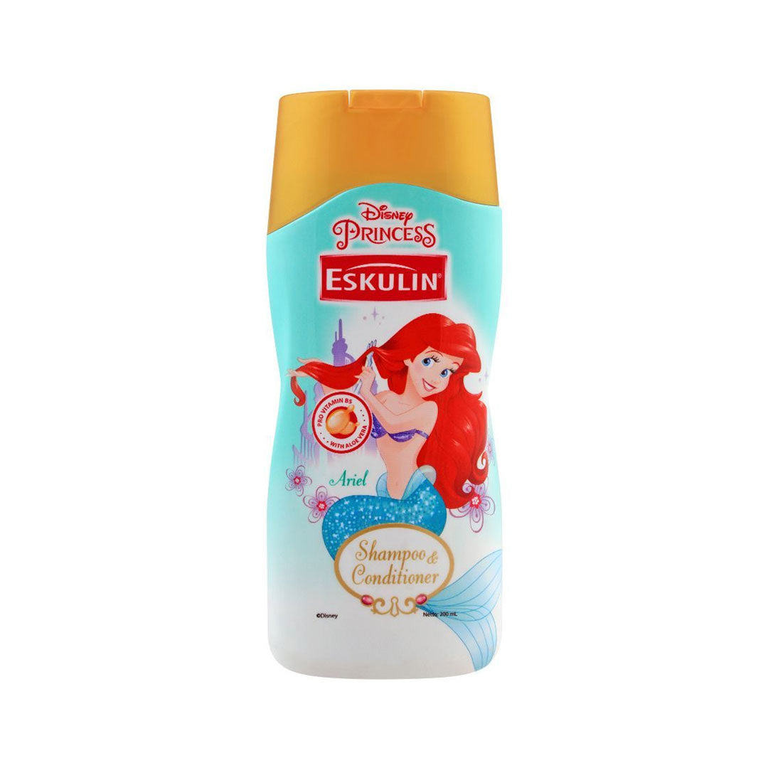 Buy Eskulin Princess Ariel Kids Shampoo & Conditioner 200ml | RIOS