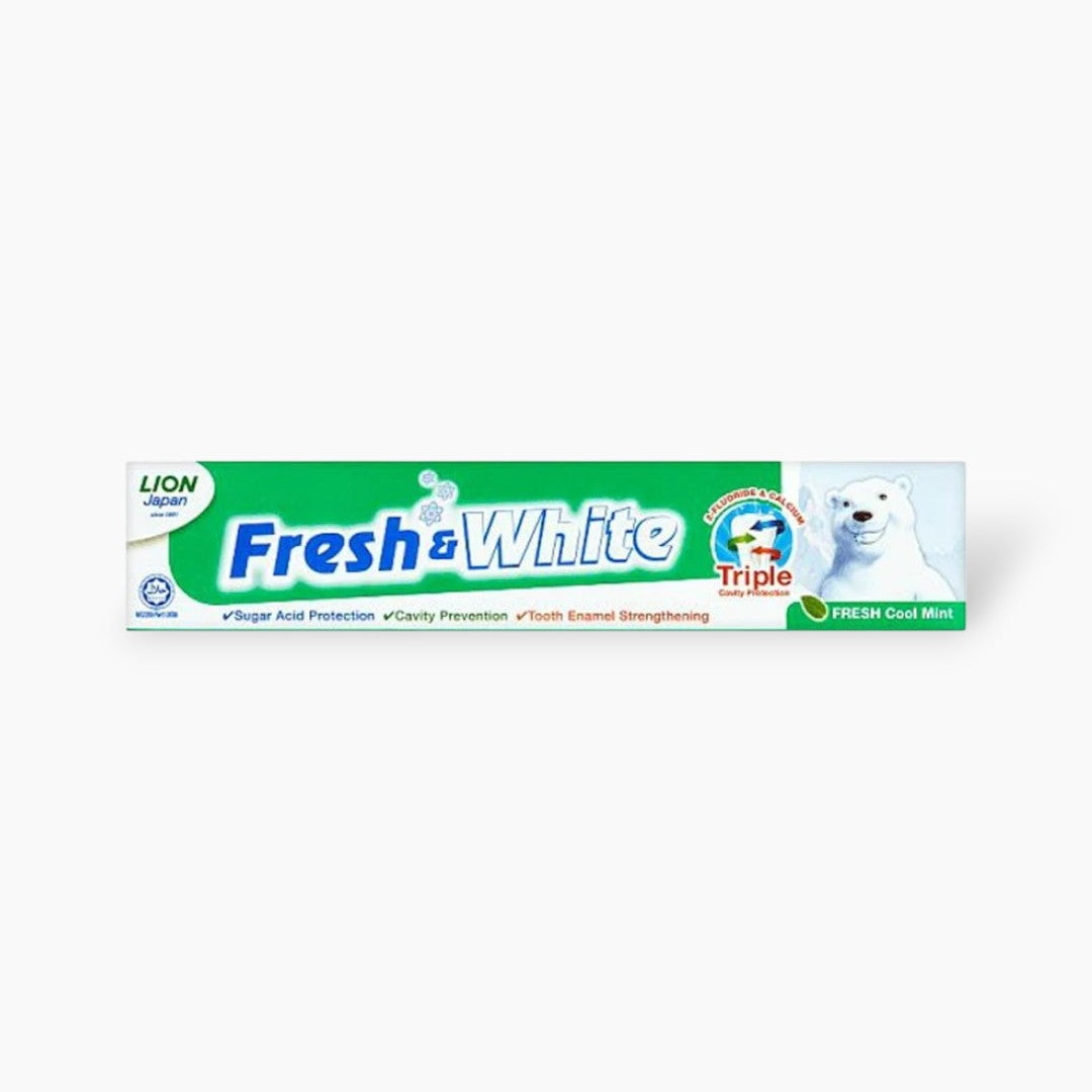 FRESH & WHITE - Fresh Cool Mint Tooth Paste 160gm – RIOS