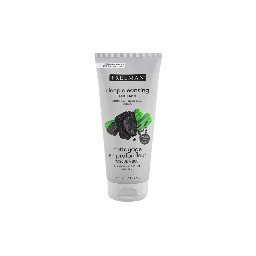Freeman Detoxifying Charcoal + Black Sugar Mud Mask 175ml – RIOS