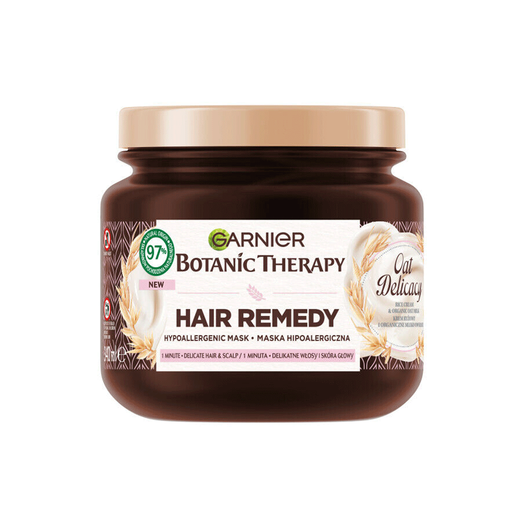 Garnier Botanic Therapy With Oat Delicacy & Rice Remedy Hair Mask 340m ...