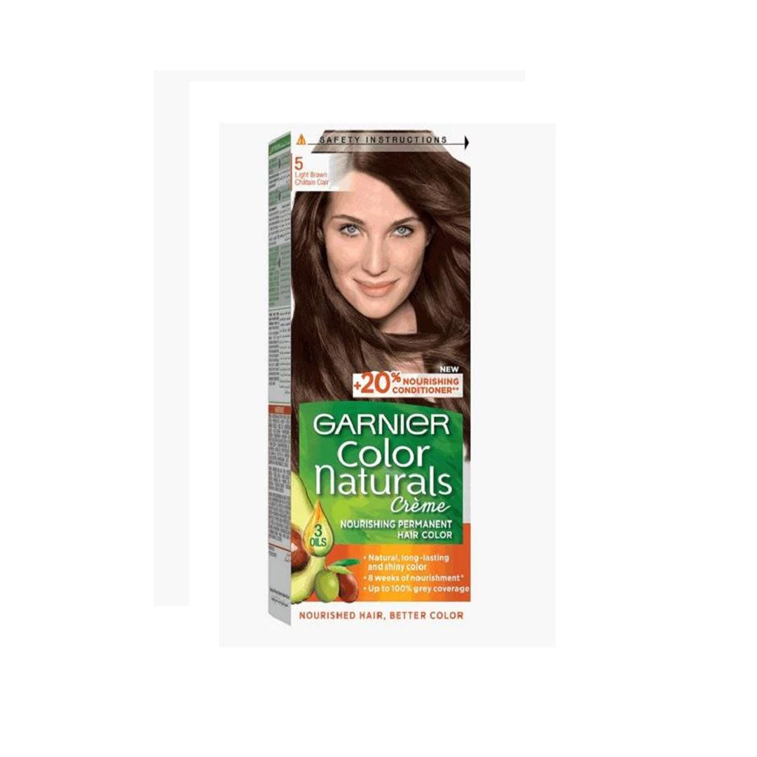 Garnier Color Naturals Hair Color - 5 Brown Natural – RIOS
