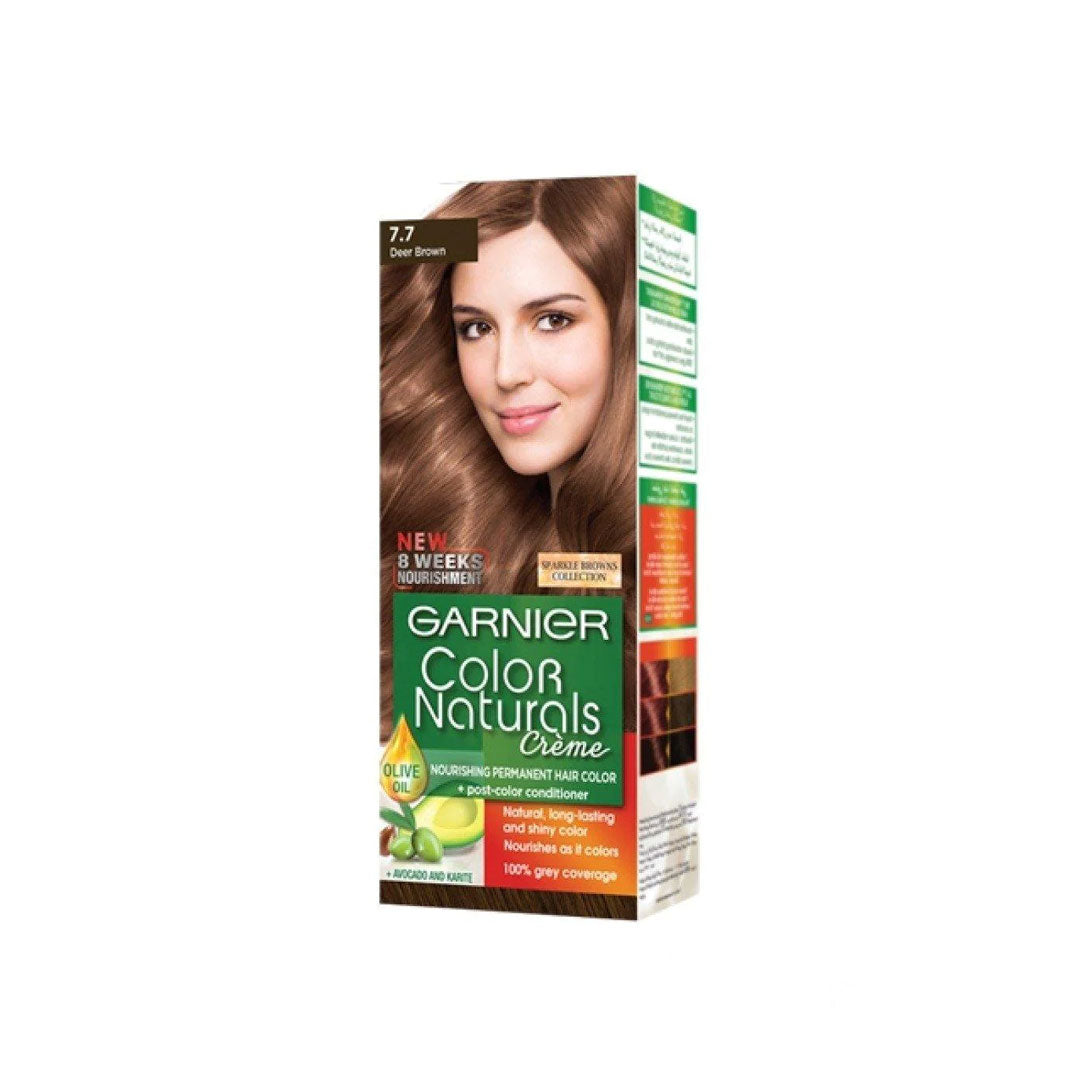 Garnier Color Naturals Hair Color - 7.7 Deer Brown – RIOS