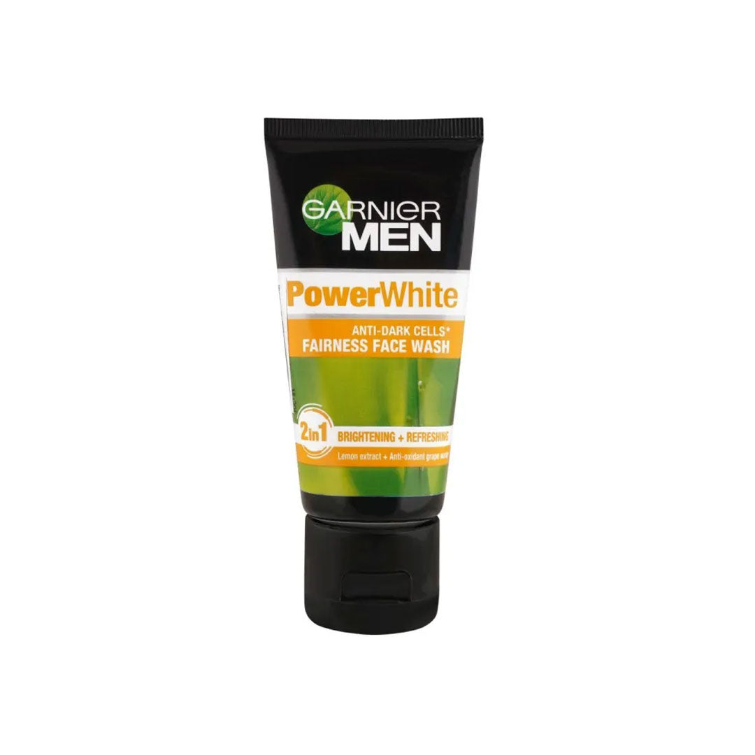 Garnier Men Power Fairness White Face Wash 50ml – RIOS