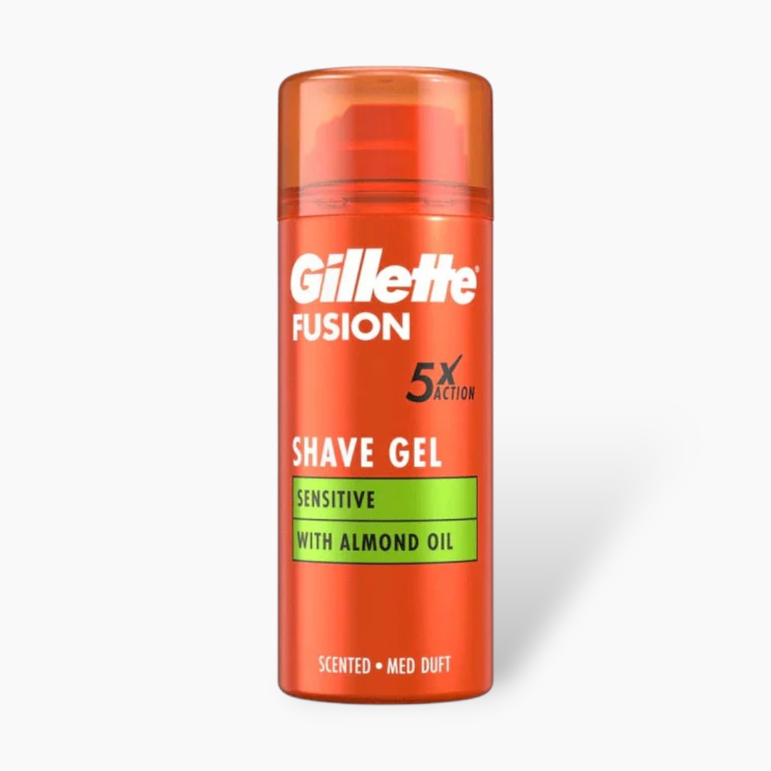Gillette Fusion Sensitive 5X Action Shave Gel 75ml – RIOS