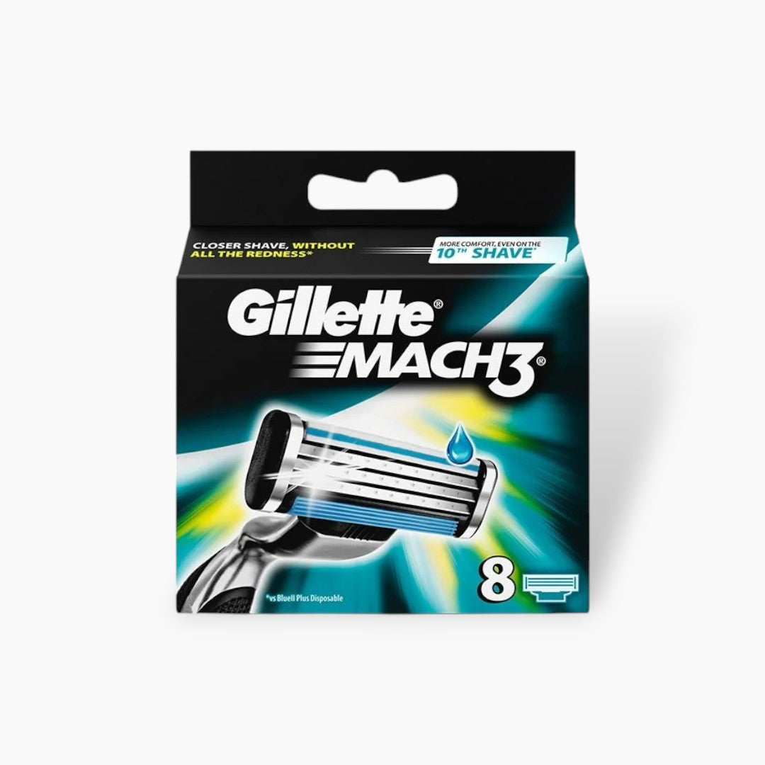 Gillette Mach3 Razor Blade 8'S – RIOS
