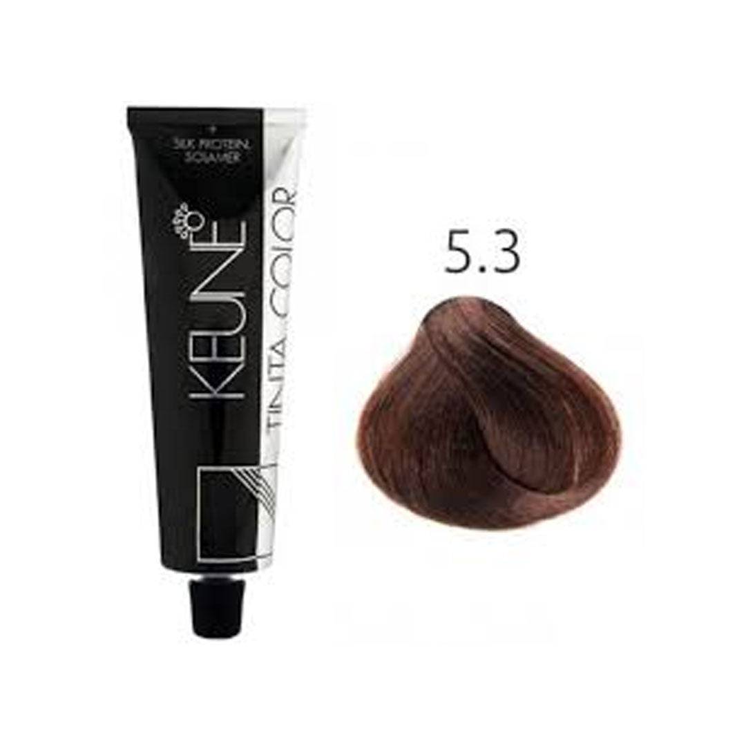 Keune Hair Color - 5.3 Light Gloden Brown – RIOS
