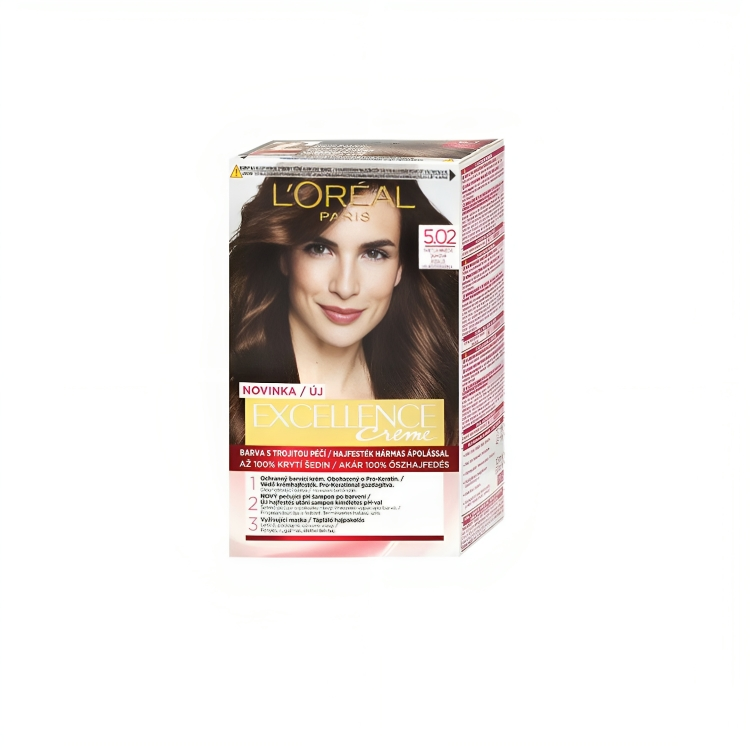 Loreal Excellence Creme - 5.02 Light Brown Rainbow Hair Color – RIOS