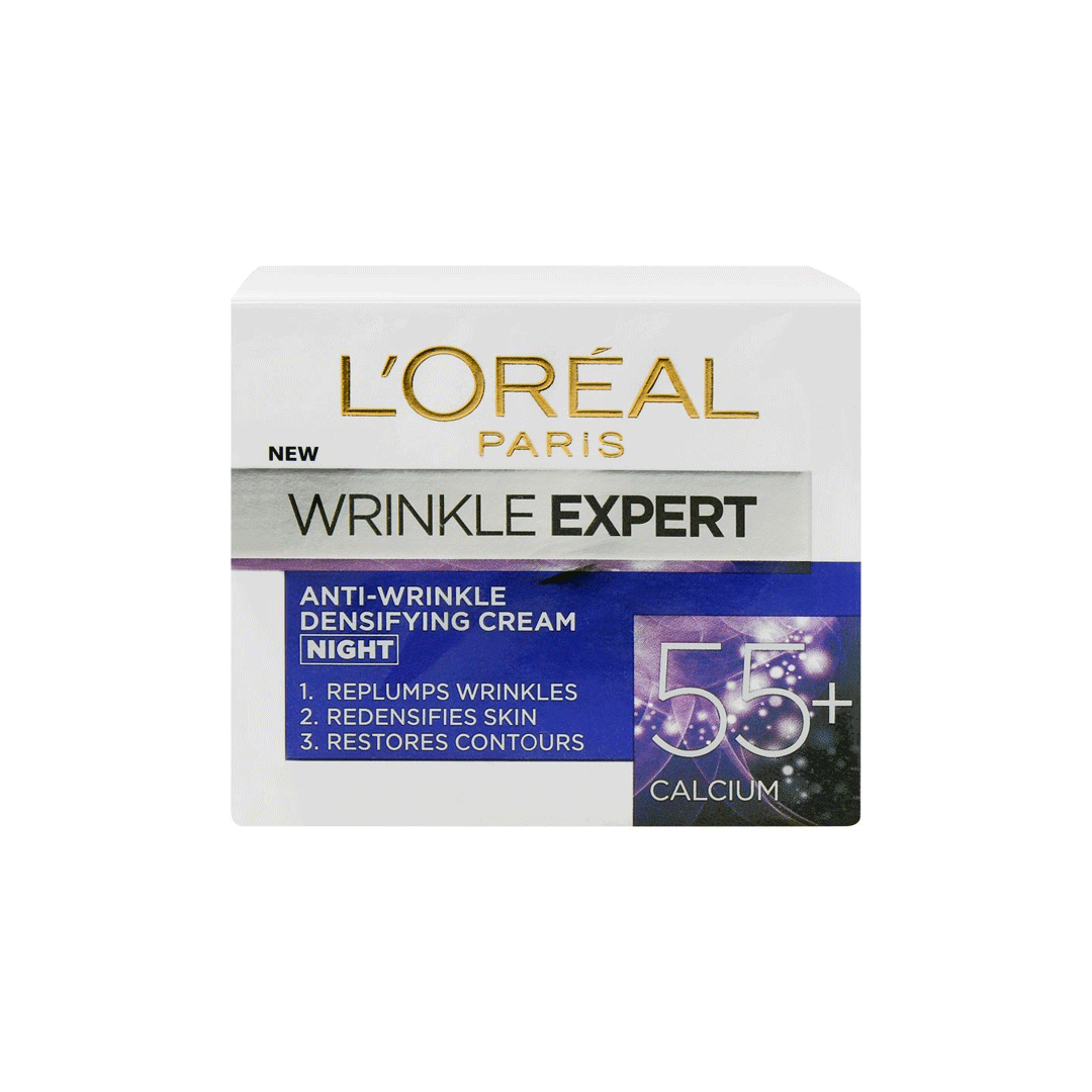 Loreal Wrinkle Expert 55+ Calcium Night Cream 50ml – RIOS