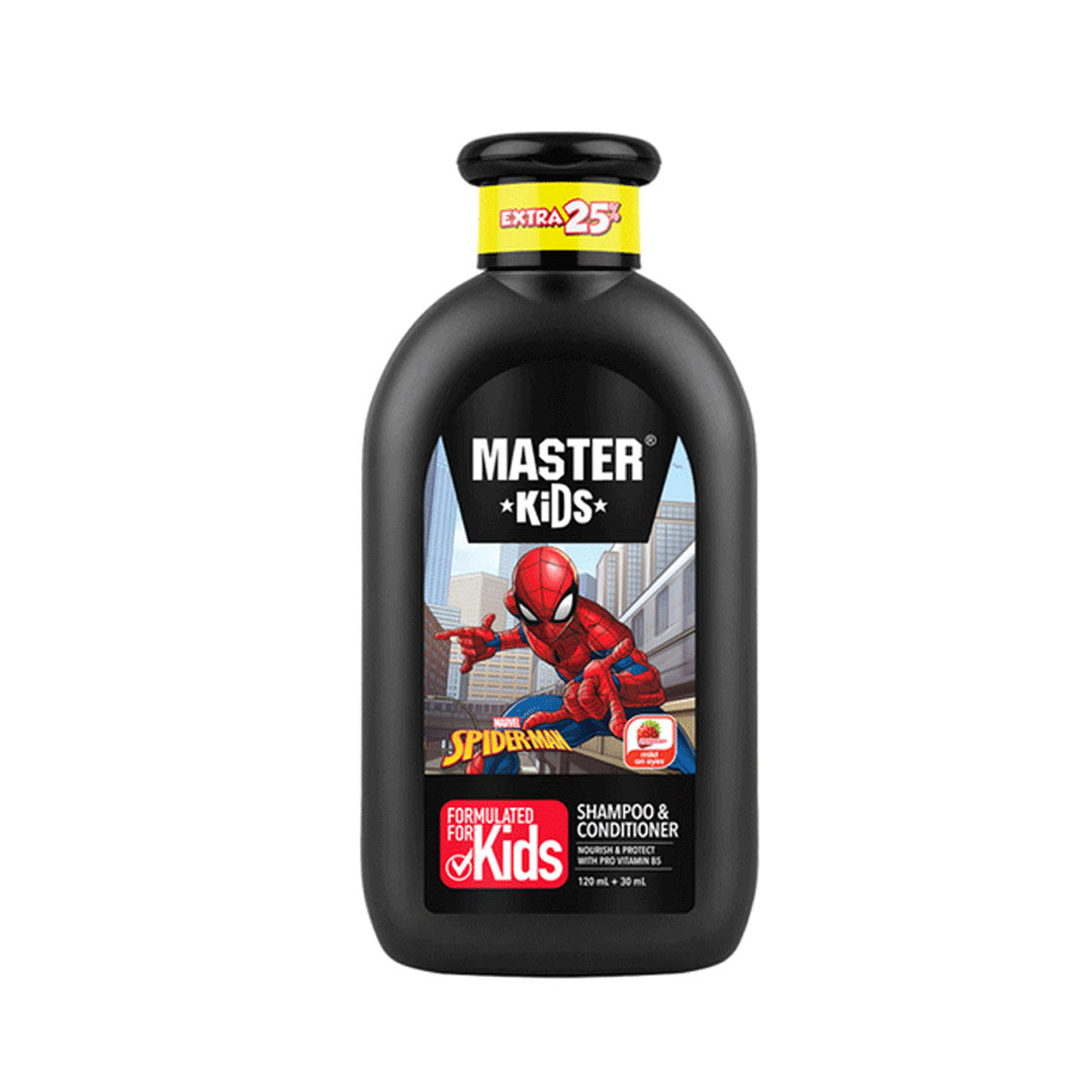 Buy Master Kids Spider Man Shampoo & Conditioner 150ml | RIOS