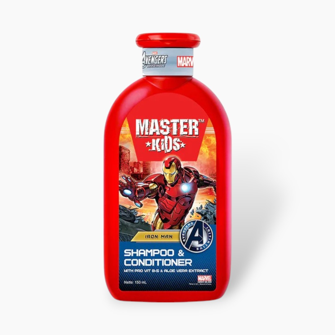 Buy Master Kids Iron Man Shampoo & Conditioner 150ml | RIOS