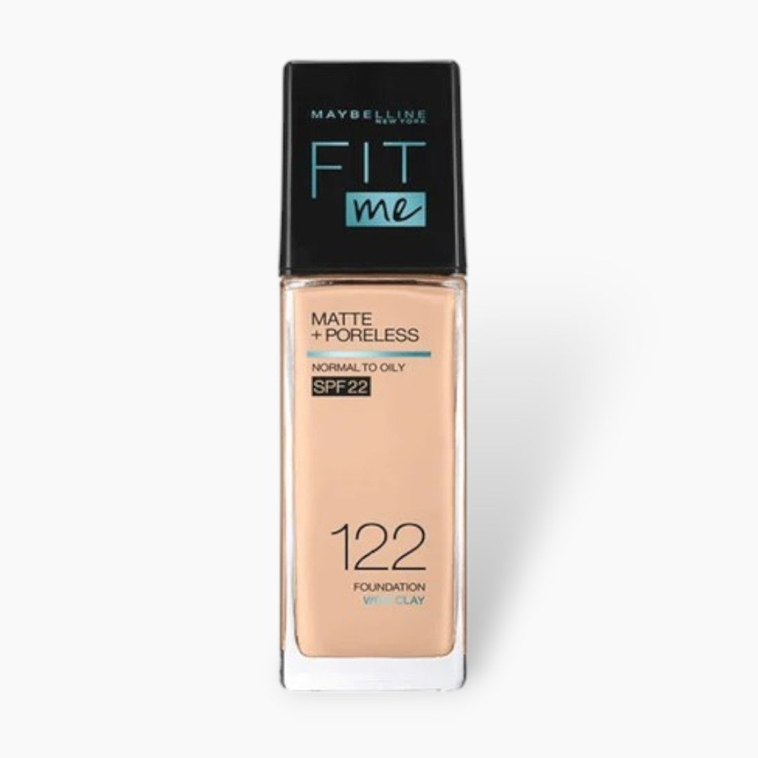 Maybelline Fit Me SPF22 Matte Poreless Foundation - 122 Creamy Beige – RIOS