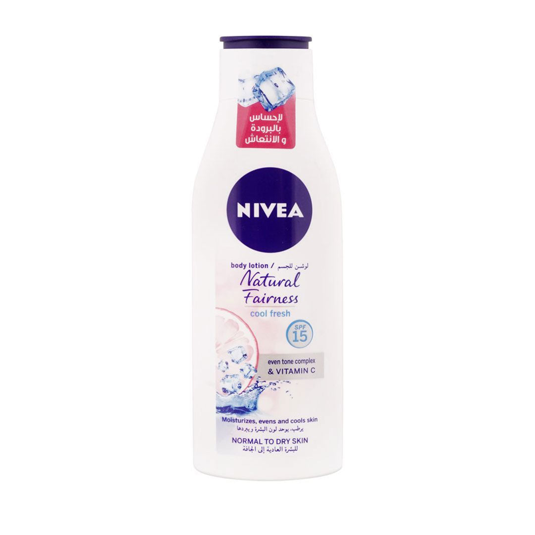 Nivea Natural Fairness Cool Fresh Body Lotion 250ml – RIOS