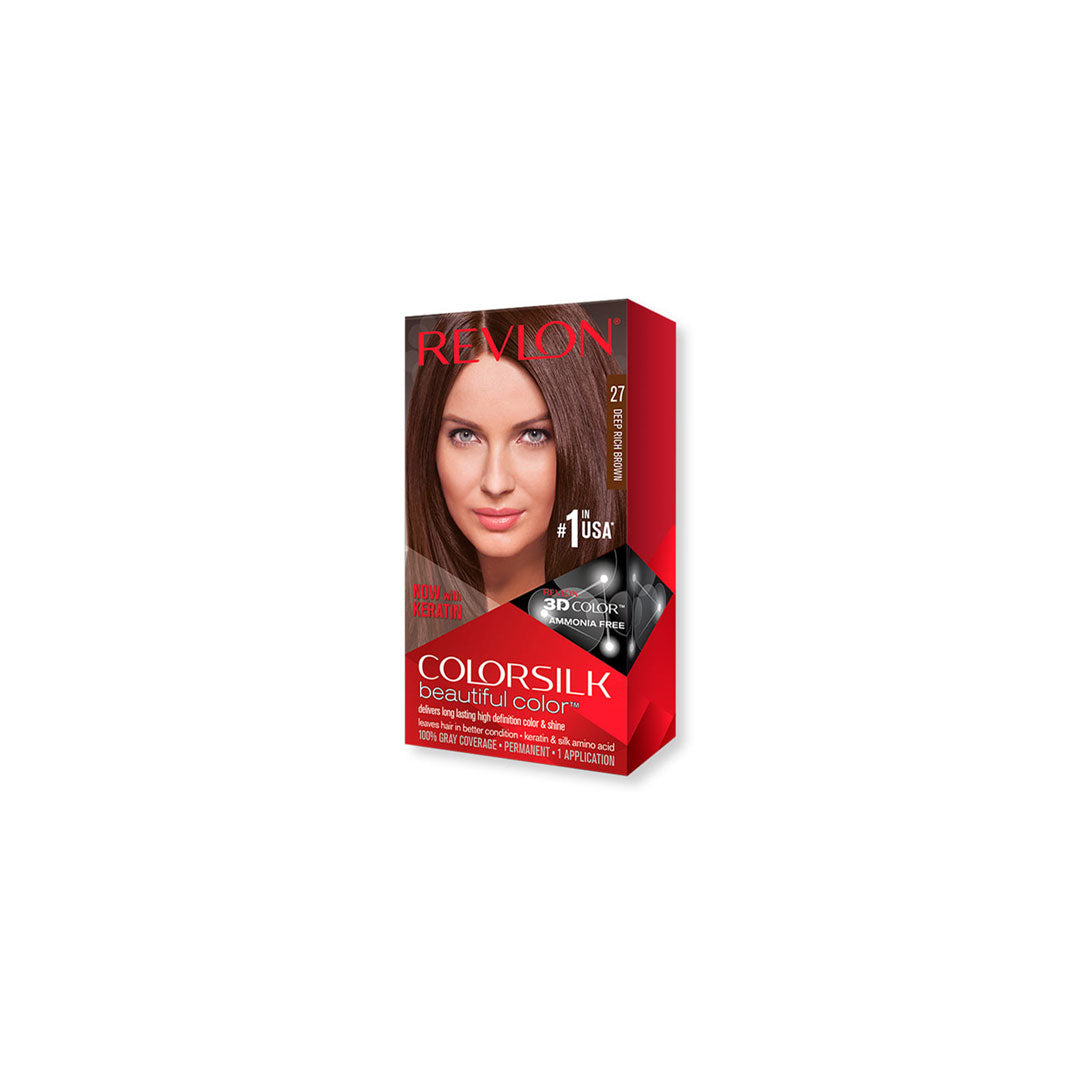 Revlon Color Silk 27 Deep Rich Brown Hair Color 130ml – RIOS
