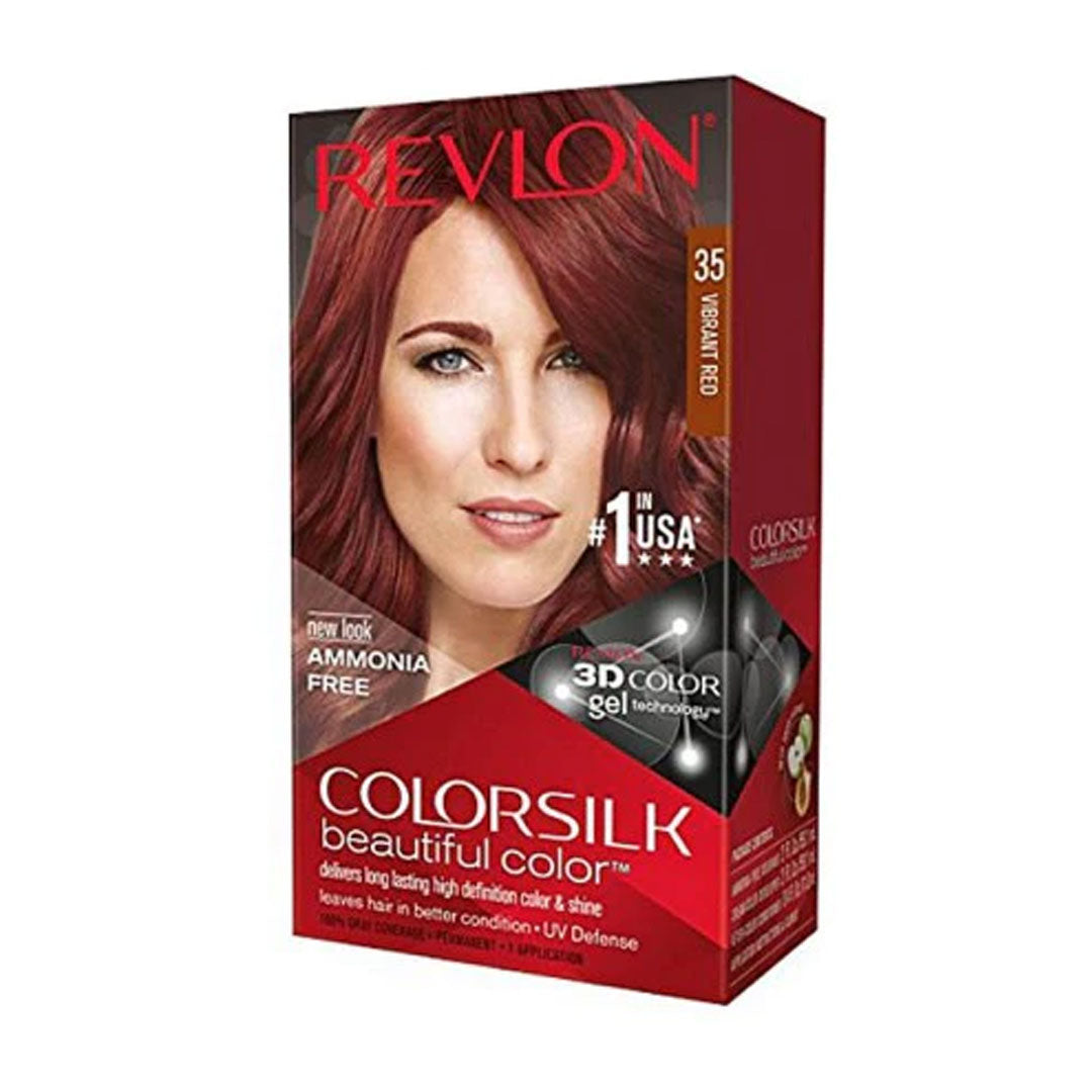 Revlon Color Silk Hair Color 130ml - 35 Vibrant Red – RIOS