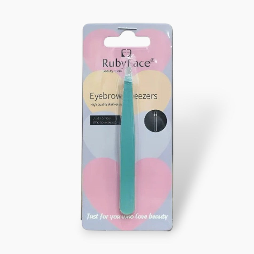 Ruby Face Oblique Head Eyebrow Tweezer WJ03 – RIOS