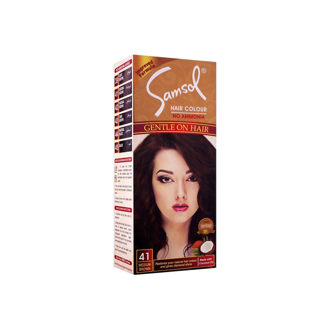 Samsol Hair Color - 41 Medium Brown – RIOS