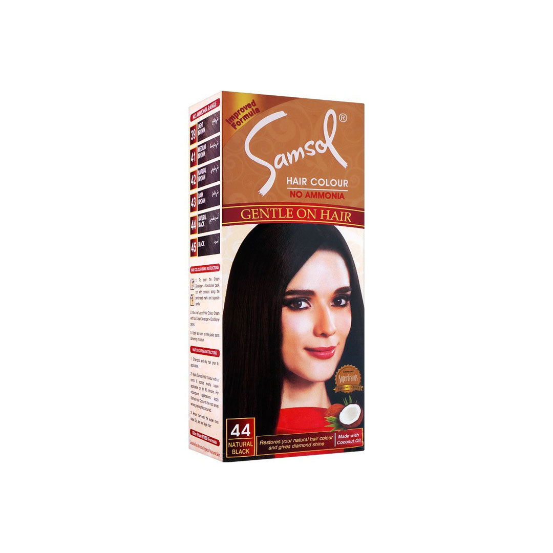 Samsol Hair Color - 44 Natural Black – RIOS