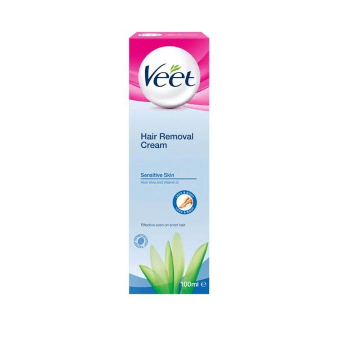 Veet Blue Aloe Vera Sensitive Skin Hair Remover Cream 100ml – RIOS