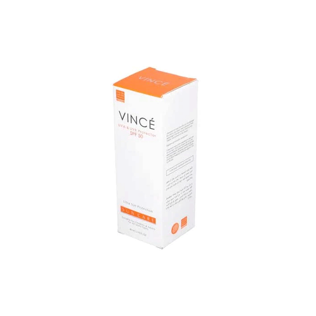 Vince SPF50 UVA & UVB Protector Sunblock 80ml – RIOS