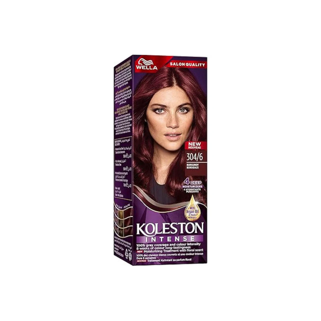 Wella Koleston Semi Kits 304/6 Burgundy Apdem Hair Color 110ml – RIOS