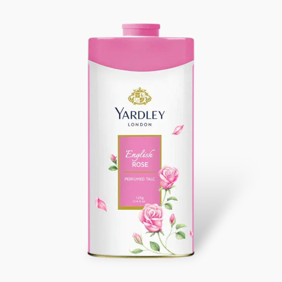 Buy Yardley English Rose Talcum Powder For Women 125g | RIOS