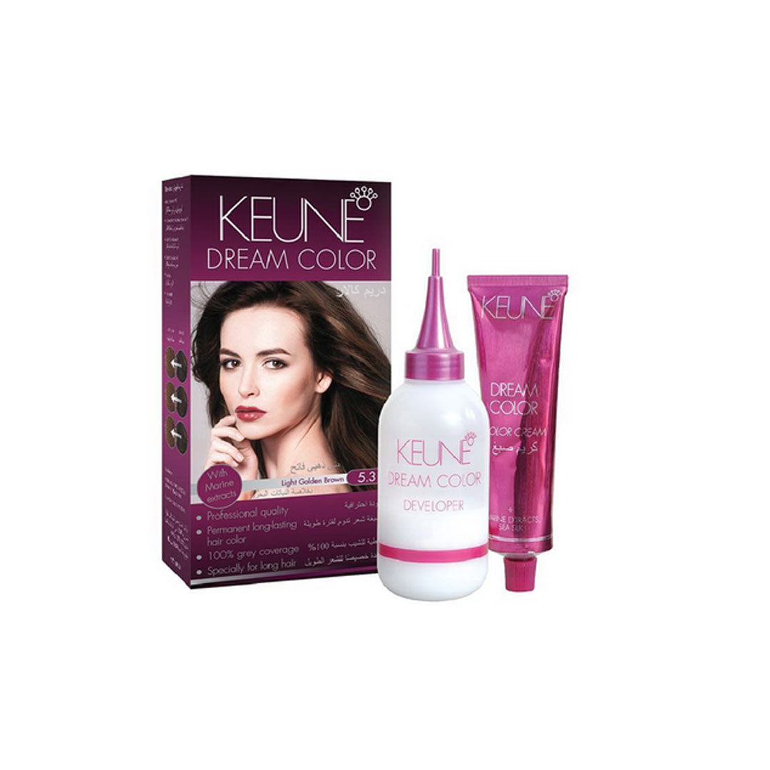 Keune Dream Hair Color - 5.3 Light Golden Brown – RIOS