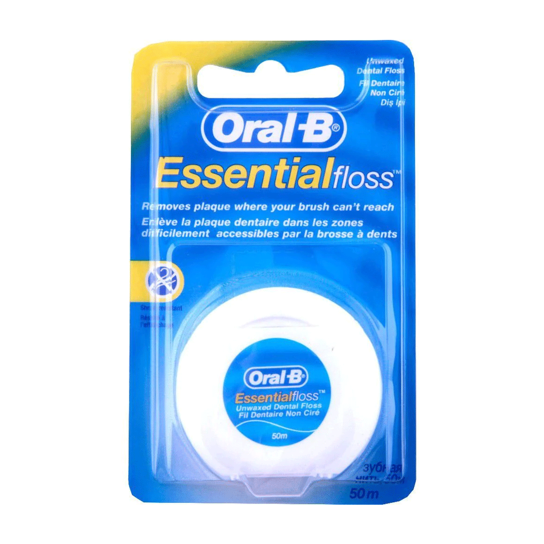 Oral B Unwaxed Dental Floss 50Mtr – RIOS