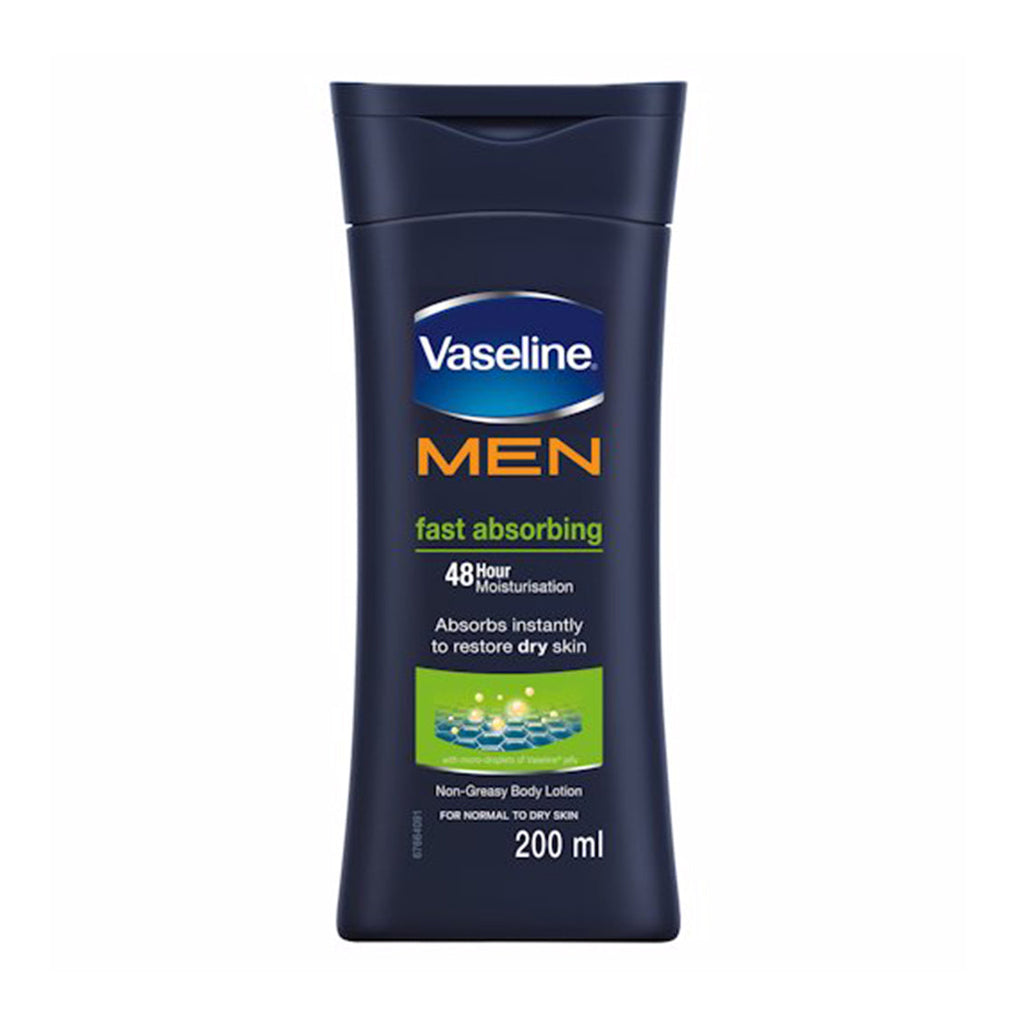 Vaseline Men Fast Absorbing Lotion 200ml – RIOS