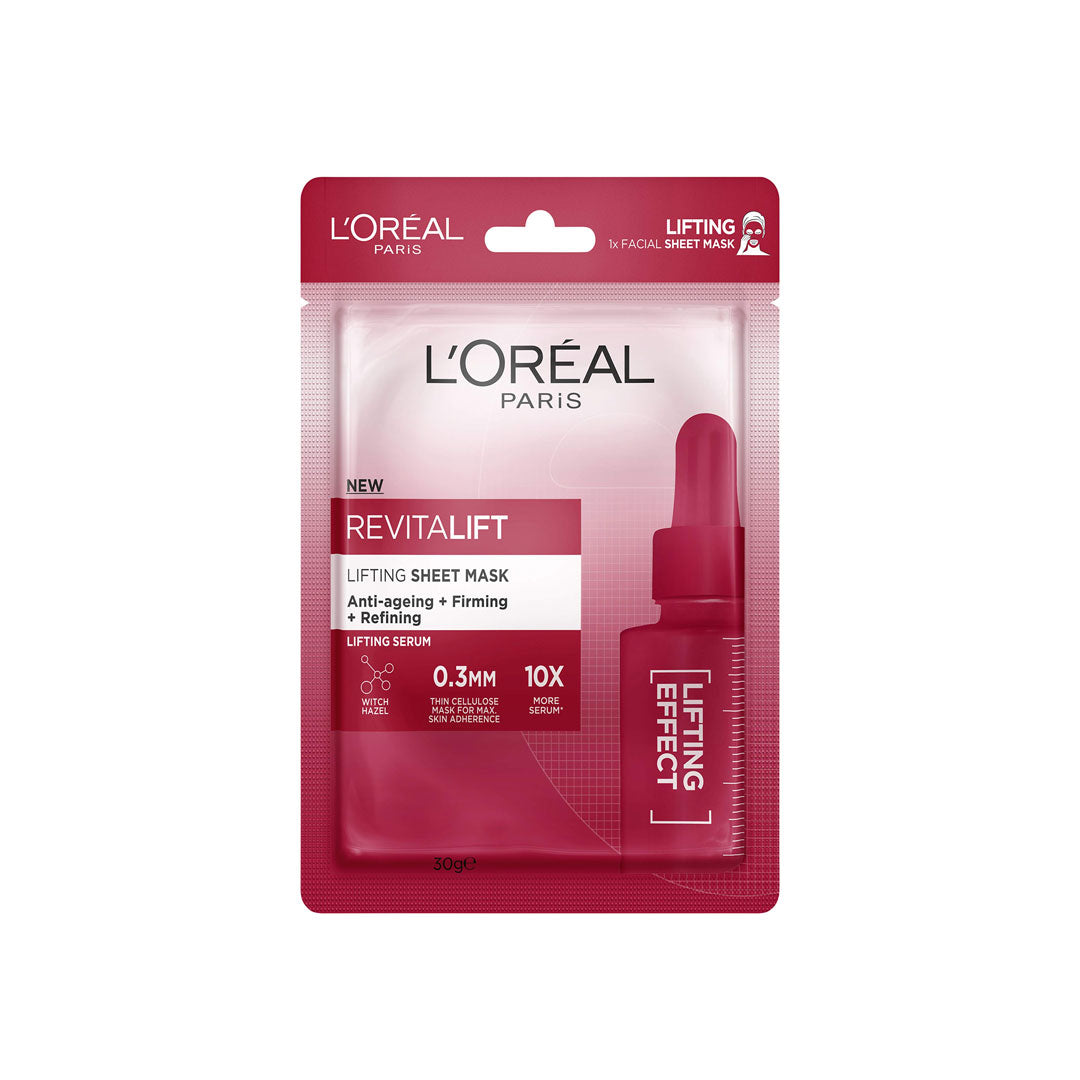 Loreal Revitalift Lifting + Witch Hazel Face Sheet Mask 30g – RIOS