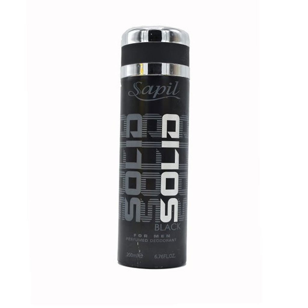 Sapil Solid Black Body Spary For Men 200ml – RIOS