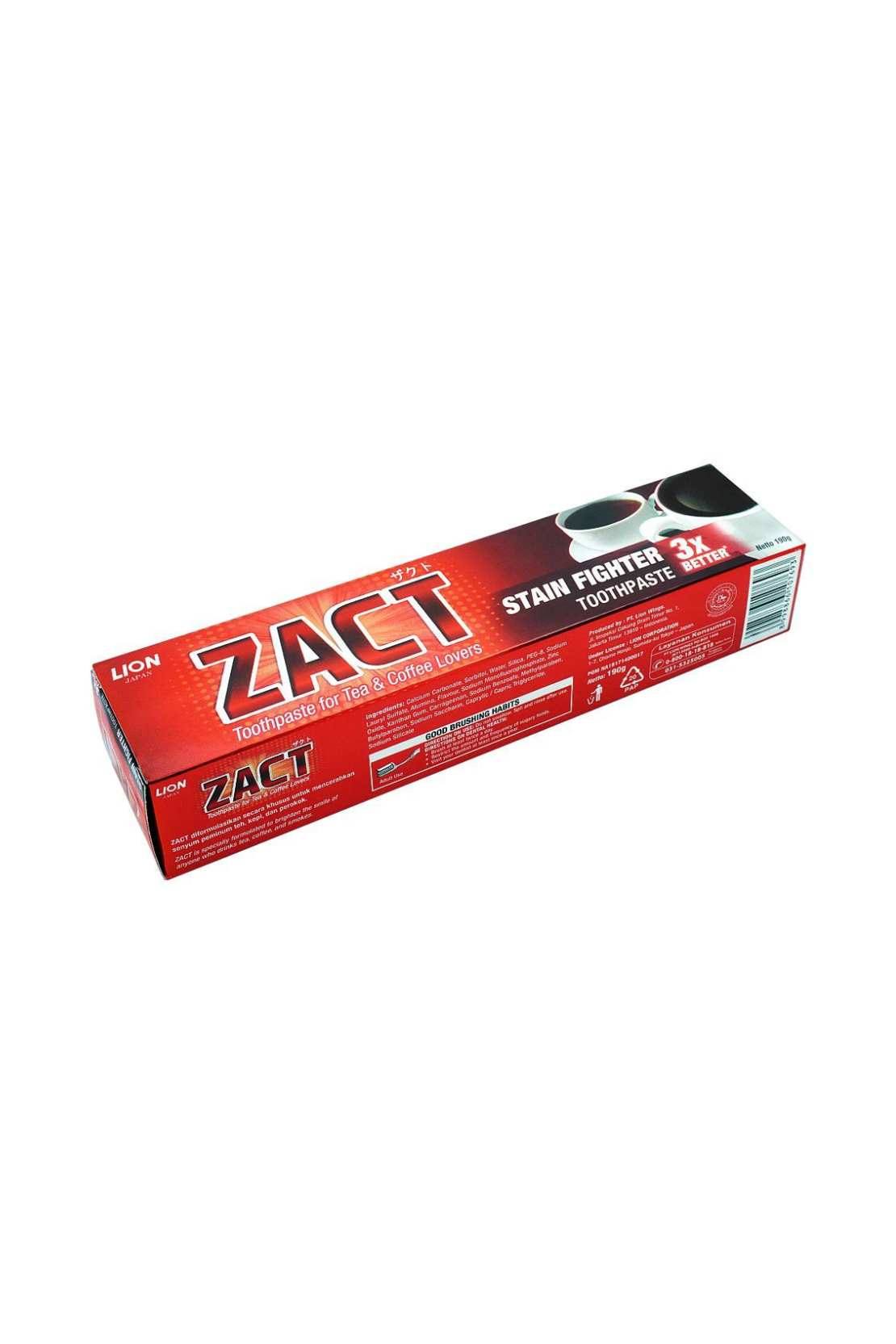 Zact Coffee & Tea Whitening Tooth Paste 100gm – RIOS